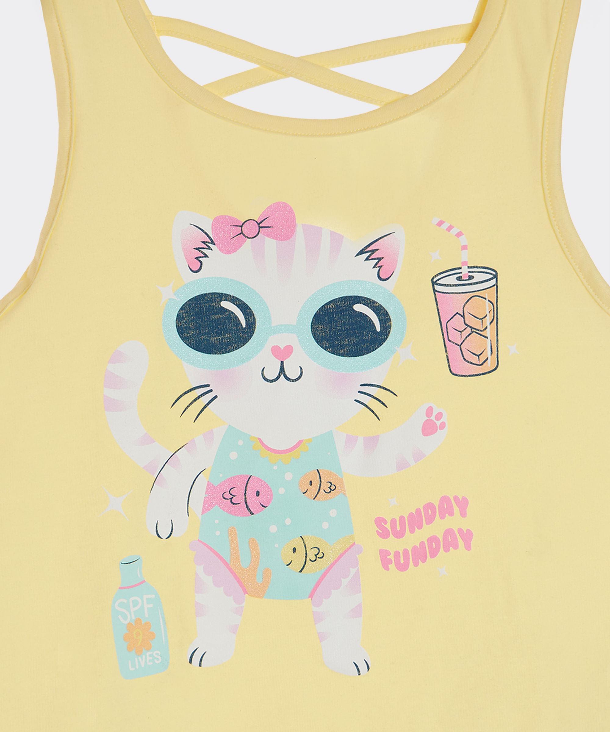 Playera Tank Top de Niña Infantil - Optima