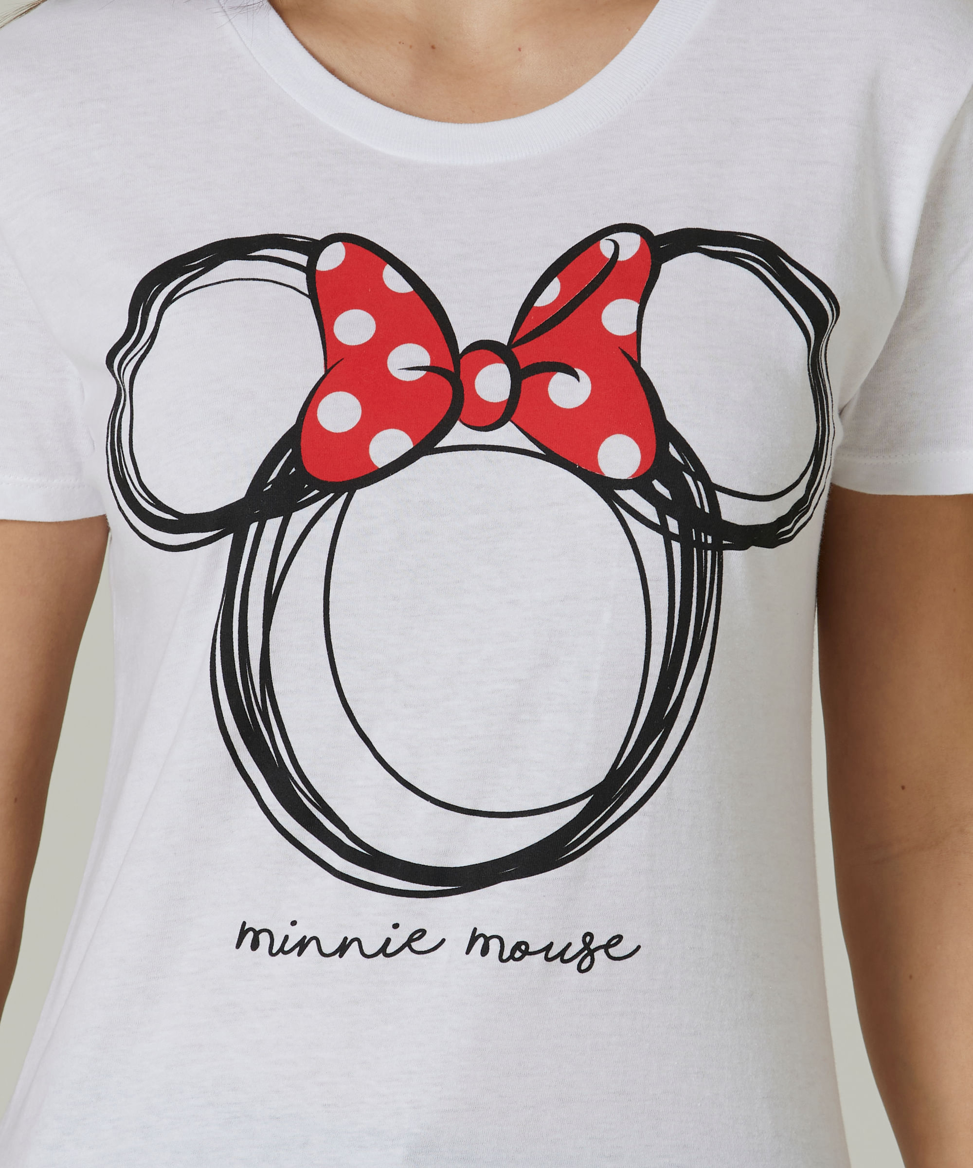 Playera de Licencia Minnie Mouse de Dama - Optima