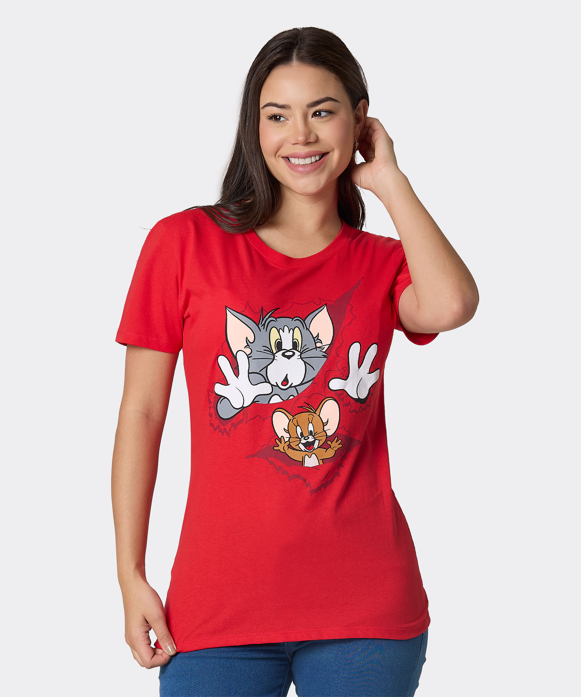 Playera de Licencia Tom And Jerry de Dama - Optima