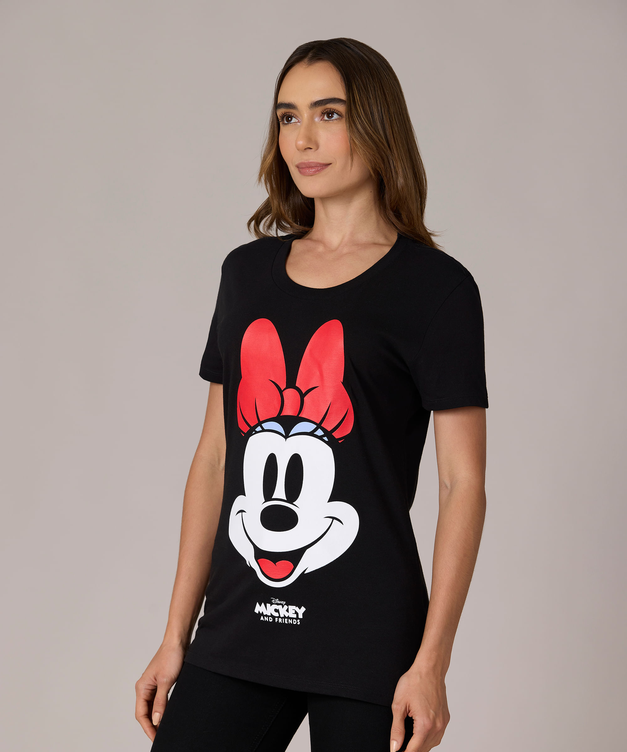 Playera de Licencia Minnie Mouse de Dama - Optima